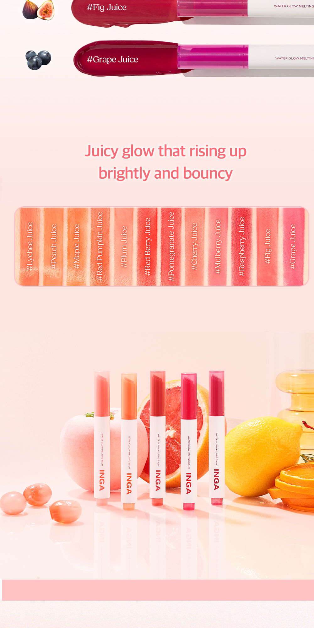 INGA Water Glow Melting Balm (12 colors) | Shopee Malaysia