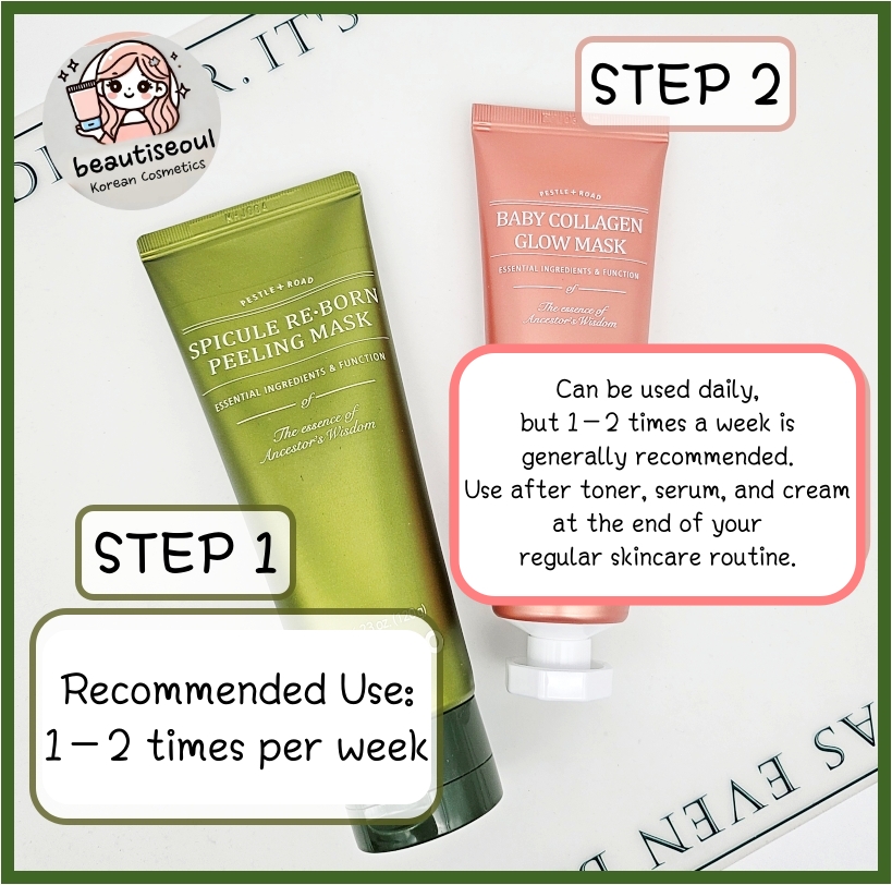 PESTLO T3 Baby Collagen Glow Mask 70ml Peel-Off Mask PESTLO Spicule Re ...