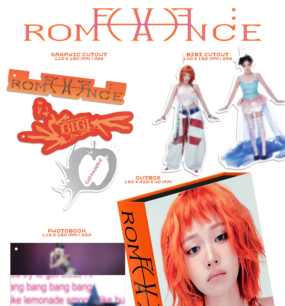 (STANDARD / SPECIAL ver.) BIBI [EVE : ROMANCE] 2nd Full Album (15th May ...