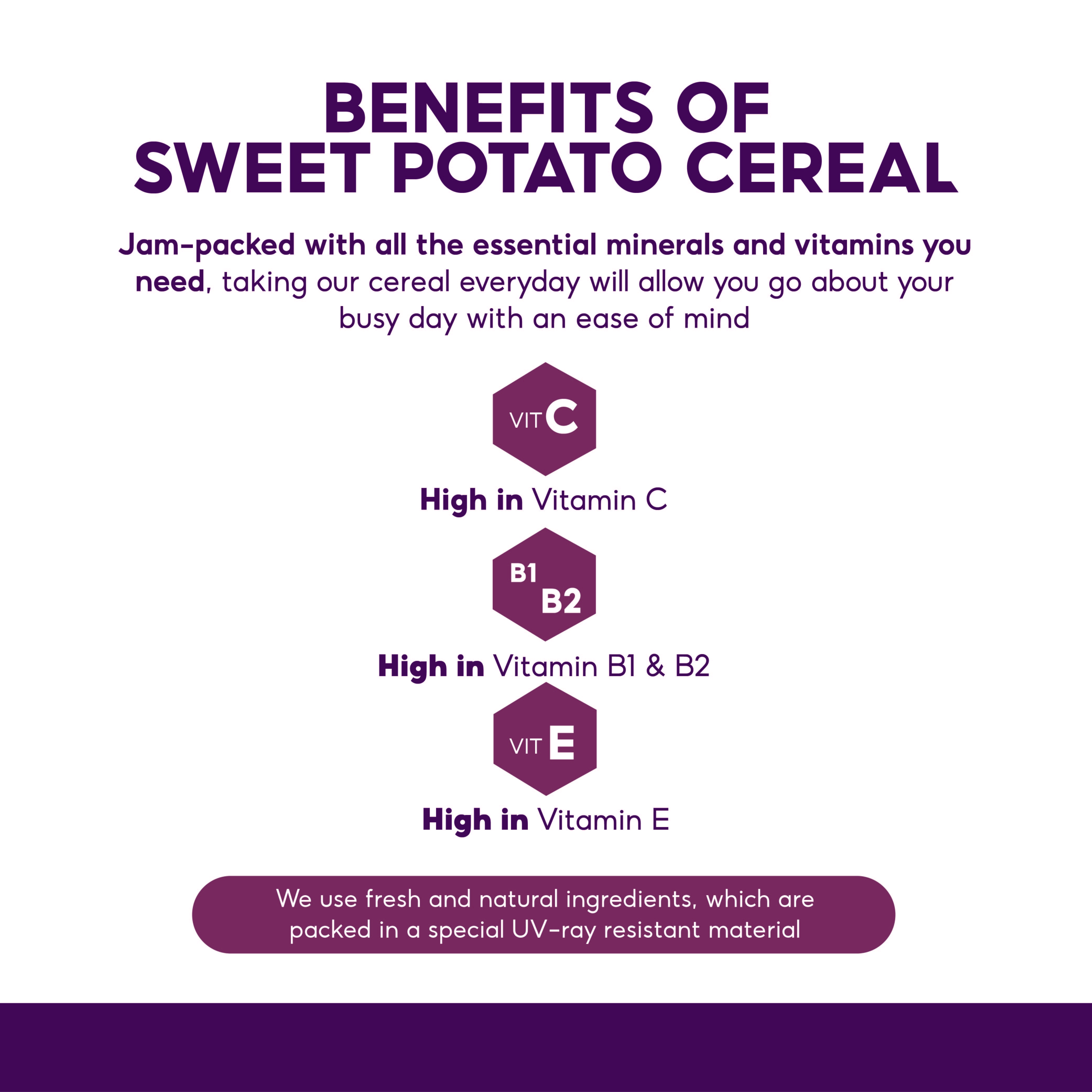 Happy Mate Purple Sweet Potato | Cocoa Cereal Drink (30g x12 Sachets ...