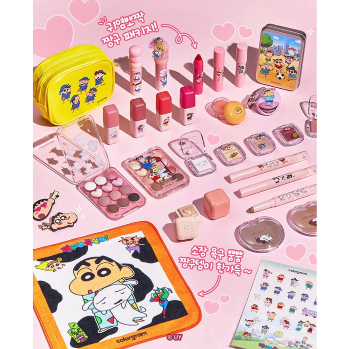 [Colorgram x Crayon Shin-chan] NEW Tintin Dory Blur Jam+Shin-chan Case ...