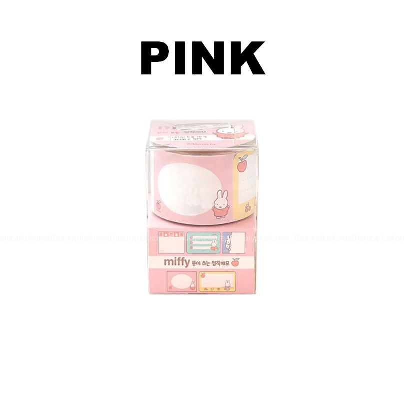 [MIFFY] Roll Sticky Memo 5m (Pink / Blue / Cyan / Yellow) | Shopee Malaysia
