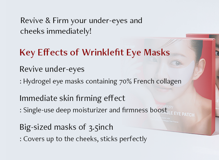 [MEDITHERAPY] Tampalan Mata Wrinkle Fit Tangle 8ea, 1box/ Wrinkle Care ...