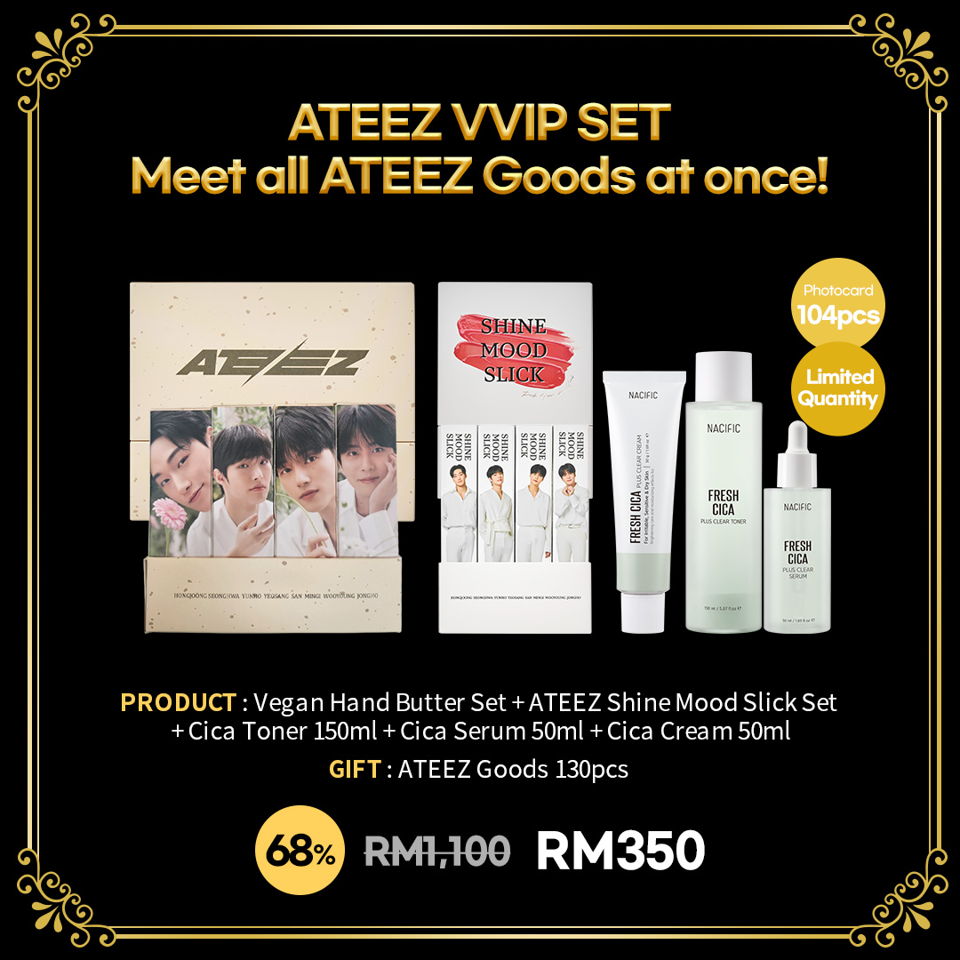 Nacific Ateez Thank You VIP Set | Shopee Malaysia