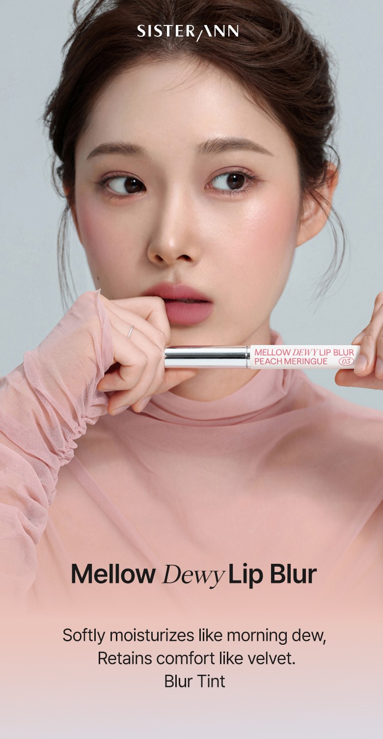 [SISTER ANN Official] Mellow Dewy Lip Blur (8 colors) | Shopee Malaysia