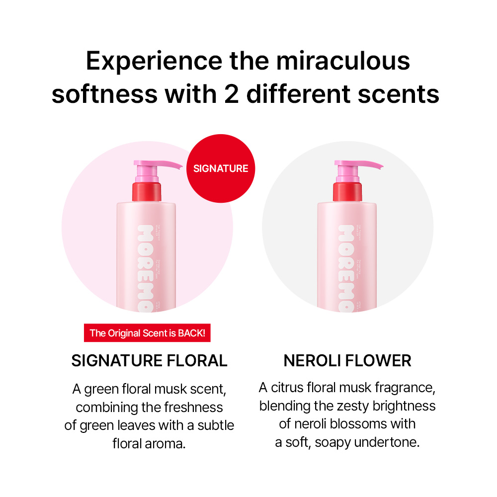 MOREMO Hair Treatment Miracle 2X 180ml / 480ml (signature floral Original Scent) (Gift 3 free ...