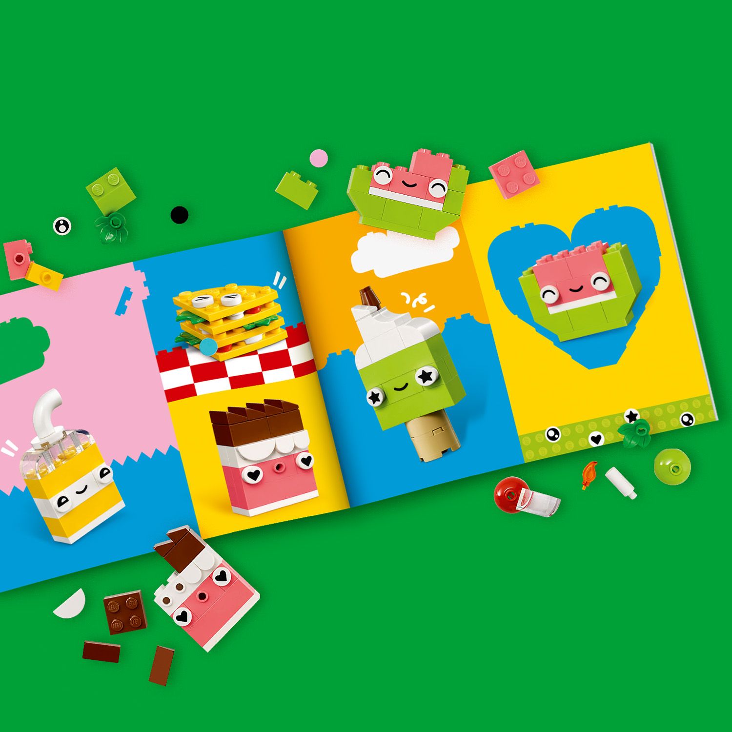 LEGO Classic 11039 Creative Food Friends (150 Pieces) | Shopee Malaysia