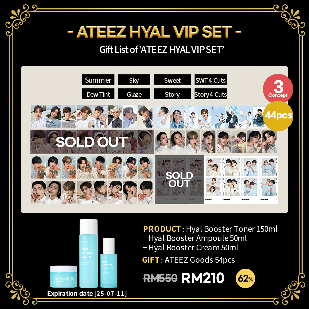 Nacific Ateez Thank You VIP Set | Shopee Malaysia