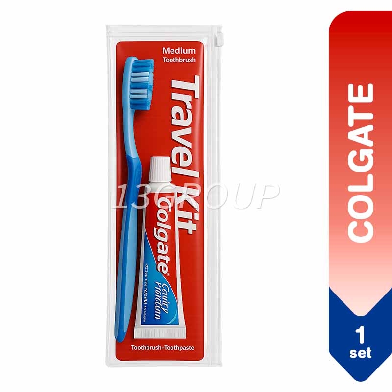 Colgate Travel Kit Toothbrush & Toothpaste Set / Compact Oral Care ...