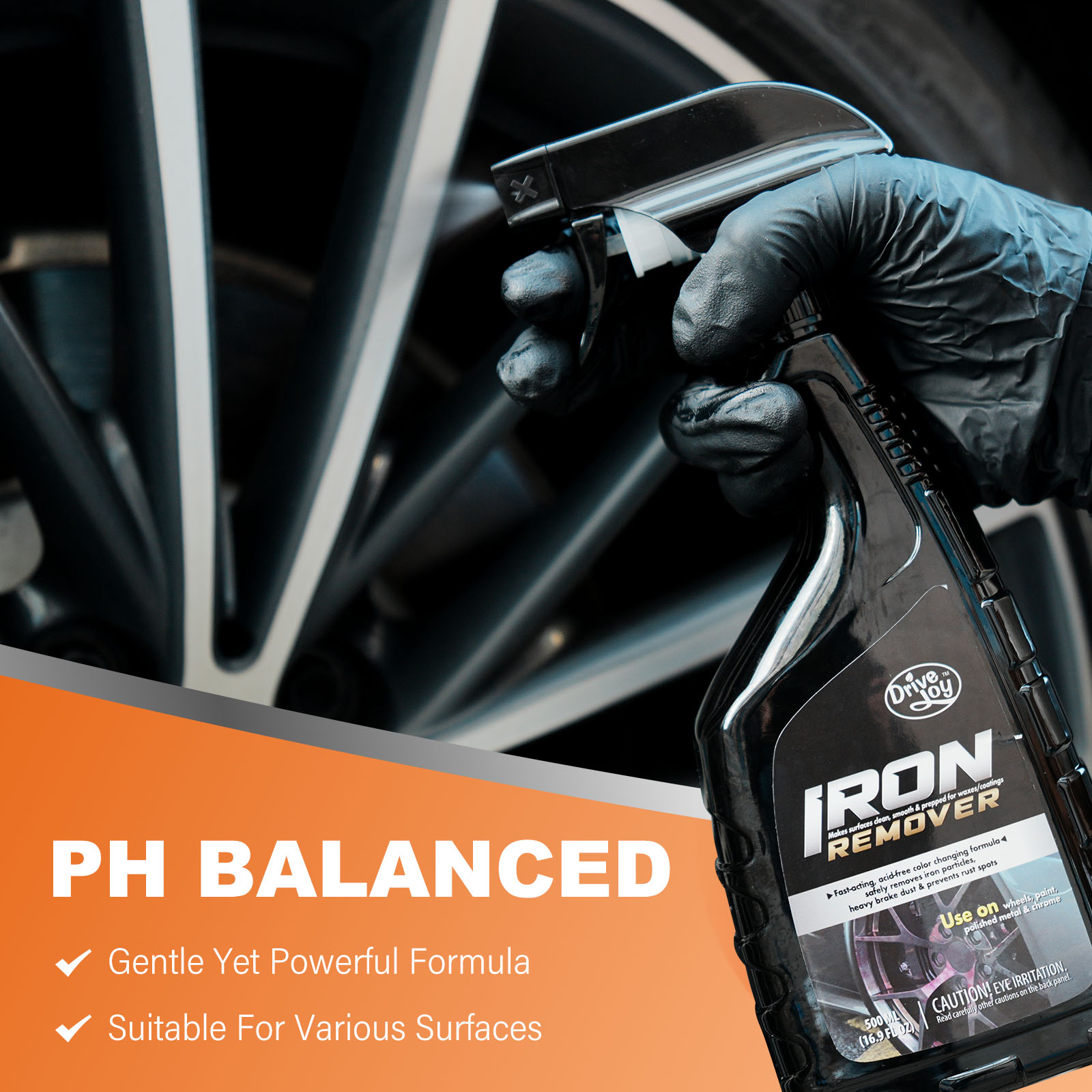 DRIVERJOY Iron Remover Spray | Car Wheel Cleaner Rust & Brake Dust ...