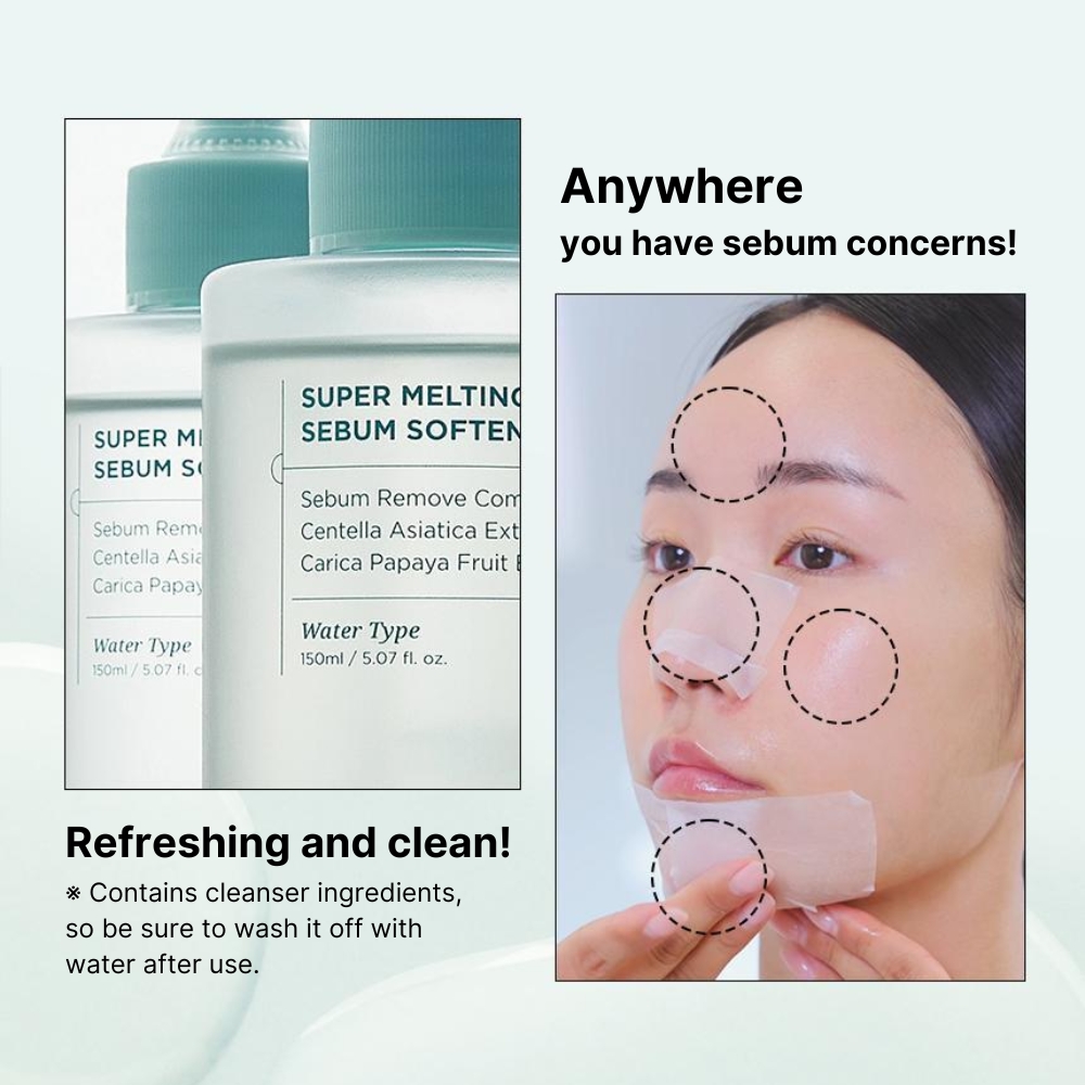 ilso Super Melting Sebum Softener 150ml Set (+ Cotton Pad 40pcs ...