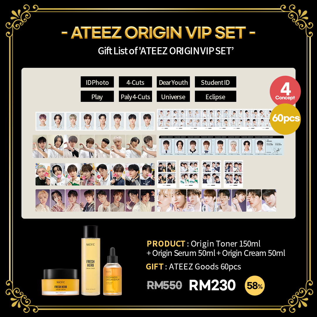 Nacific Ateez Thank You VIP Set | Shopee Malaysia