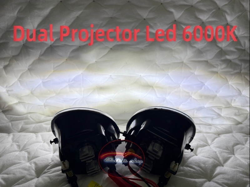 Toyota Fortuner 05~16 Led Projector 6000K/ OEM Clear Yellow Smoke Fog Lamp | Shopee Malaysia