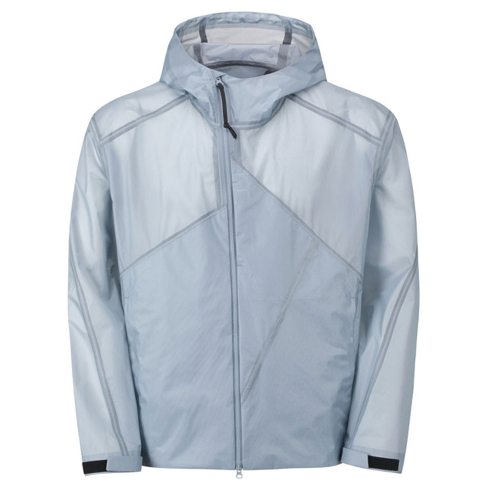 FREKER Outdoor Casual 3 Layer Tape Hooded Waterproof Jacket - Blue/Gray ...