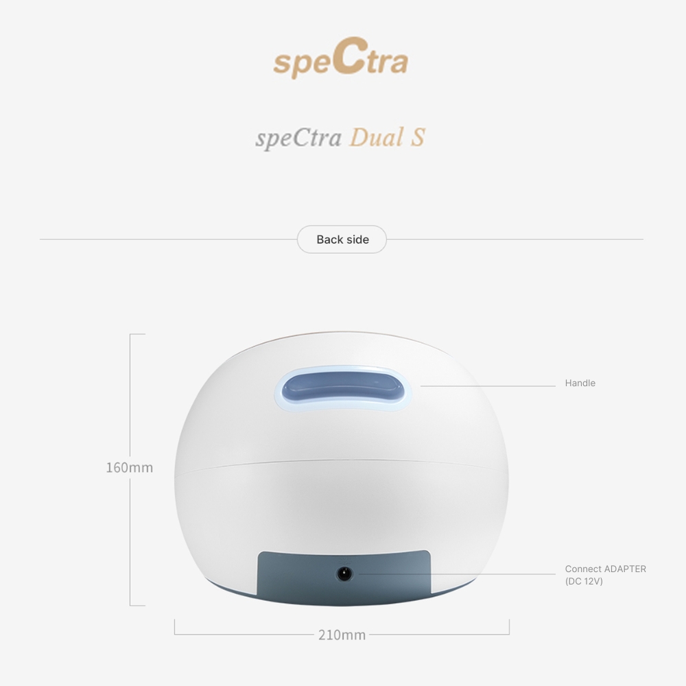 Spectra DUAL S Electric Breast Pump | Hospital Grade with Dual Motors ...