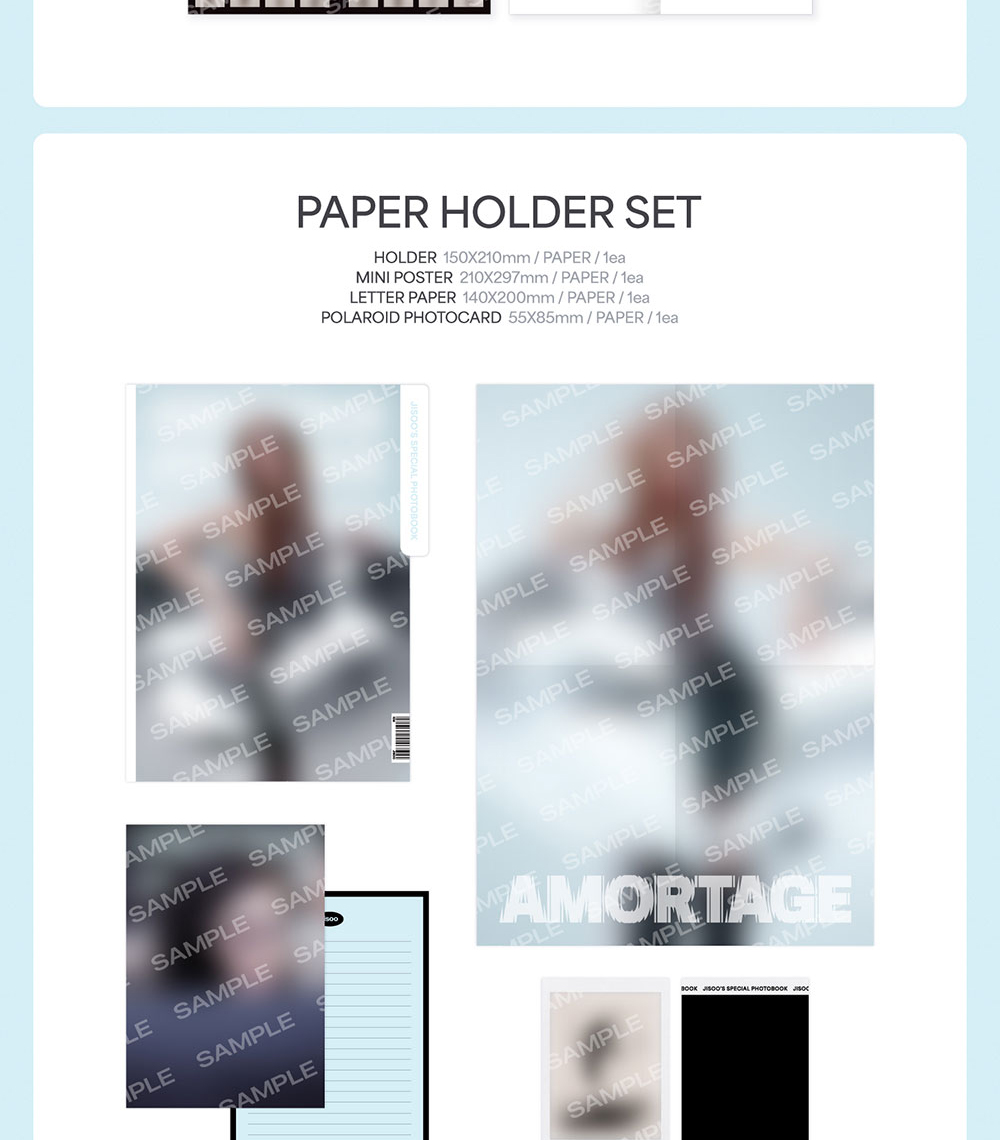 JISOO [AMORTAGE] The Edit Photobook (18th Jun.2025) | Shopee Malaysia