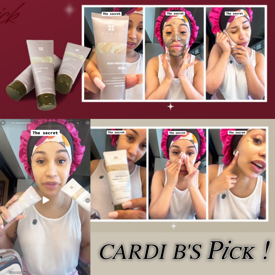 BRMUD Recovery Mud Mask Pack / Peel Off Pack / Mud Cleaning / GUA SHA ...