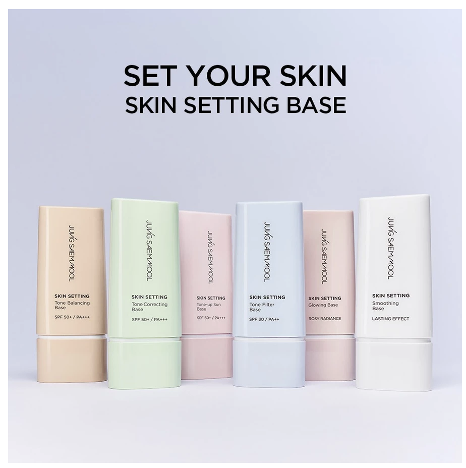 [JUNG SAEM MOOL]Skin Setting Tone Correcting Base/ Tone-up Sun Base/Water Sun Base/Tone ...