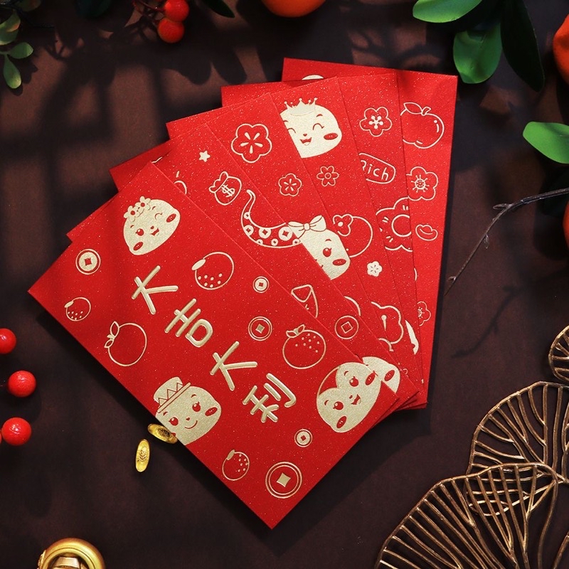 2025 Red Packet Snake Year cute angpao good quality cny new year snake ...