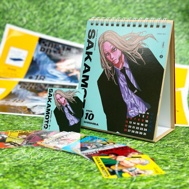 【Poster/Clip board/Korean Edition】 SAKAMOTO DAYS Vol.18+ Illustration Calendar 2025 Combined ...