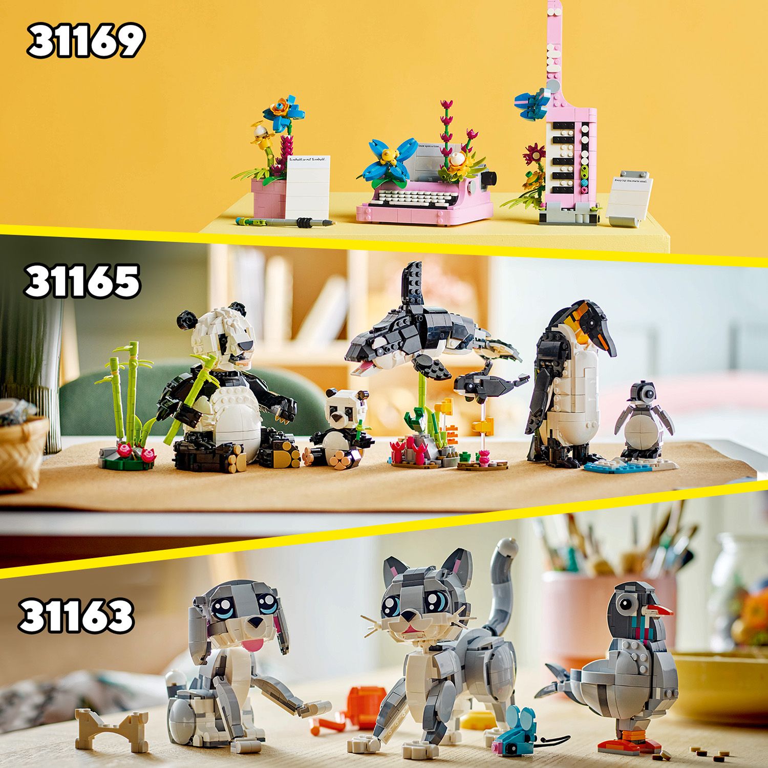 LEGO Creator 3in1 31162 Cute Bunny (326 Pieces) | Shopee Malaysia