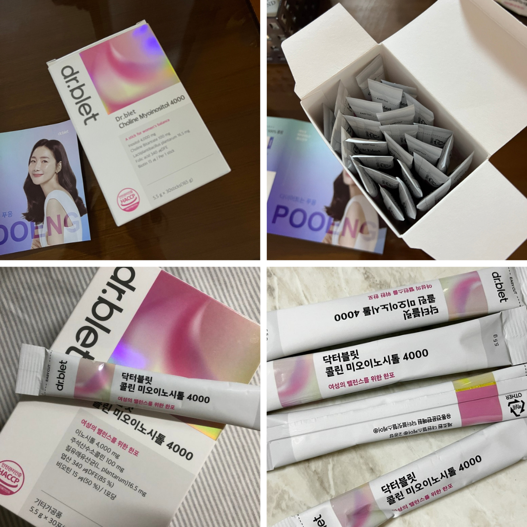 Dr. Blet Choline Myo-Inositol 4000 30p Supplement for PCOS & Hormonal ...