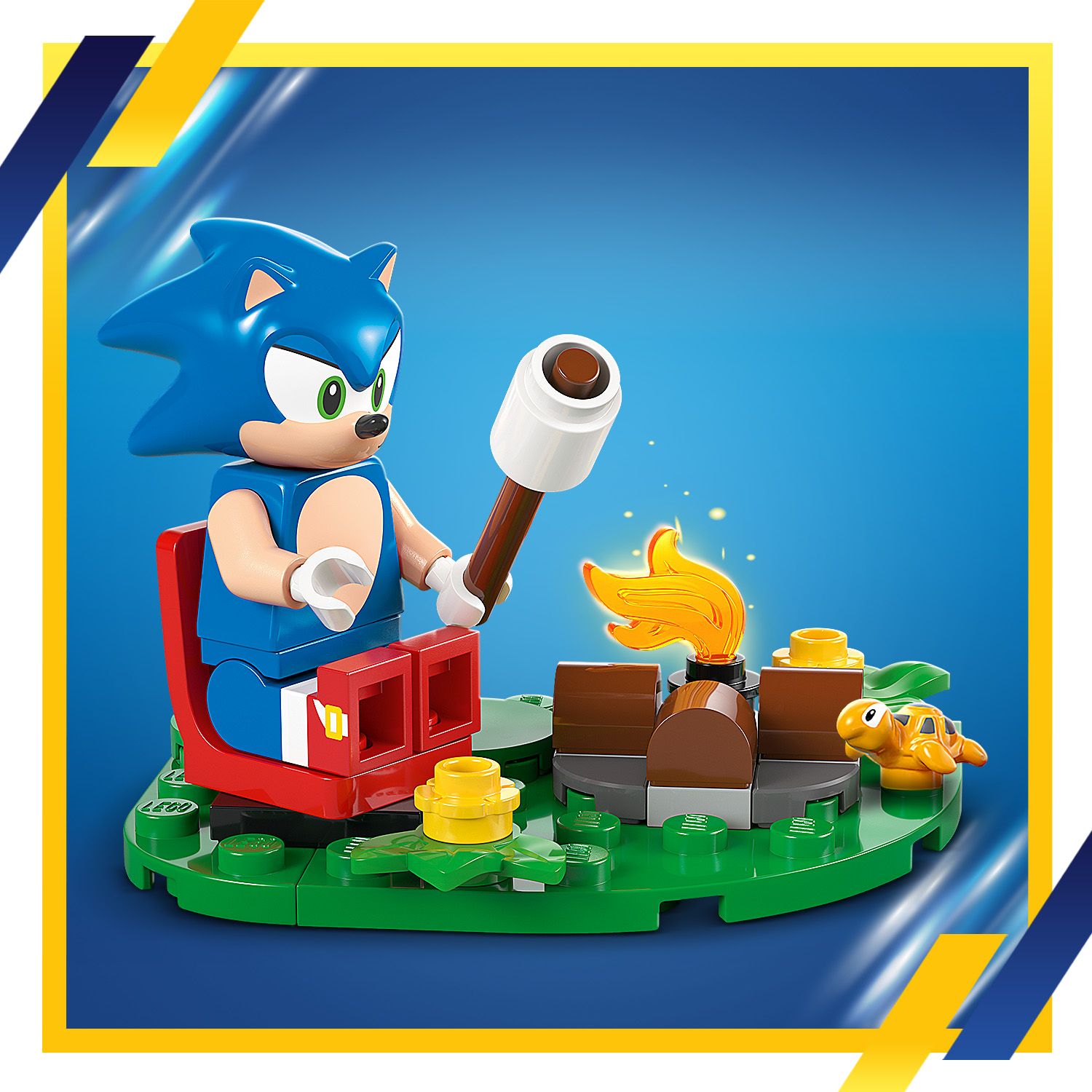 LEGO Sonic the Hedgehog 77001 Sonic's Campfire Clash (177 Pieces) | Shopee Malaysia