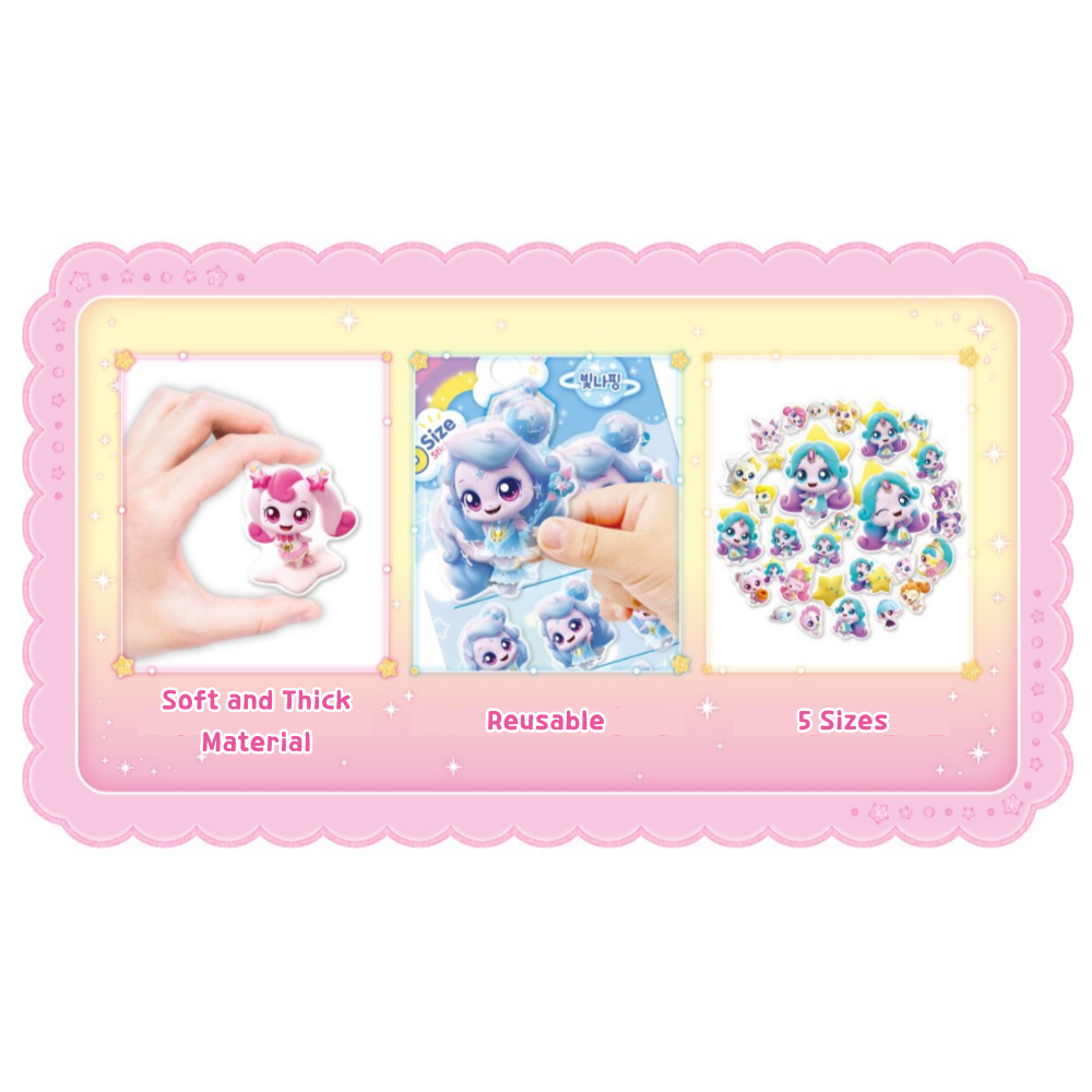Season 5 Shooting Star Catch Teenieping Sticker Teenieping Reusable ...