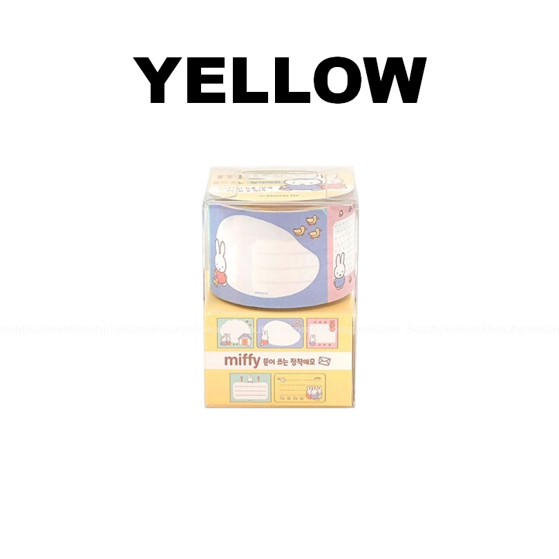 [MIFFY] Roll Sticky Memo 5m (Pink / Blue / Cyan / Yellow) | Shopee Malaysia