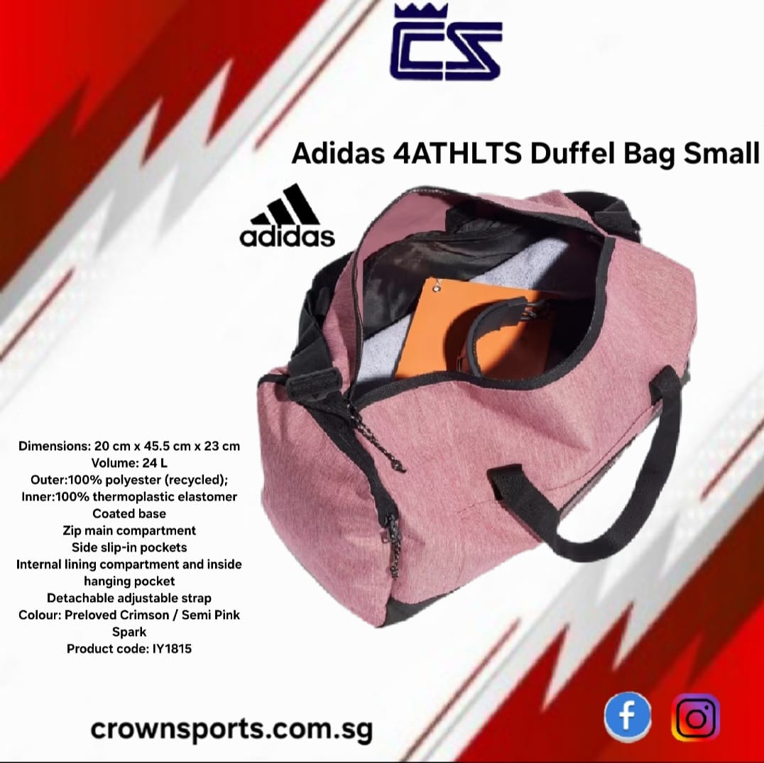Adidas 4ATHLTS Duffel Bag Small IY1815 | Shopee Malaysia