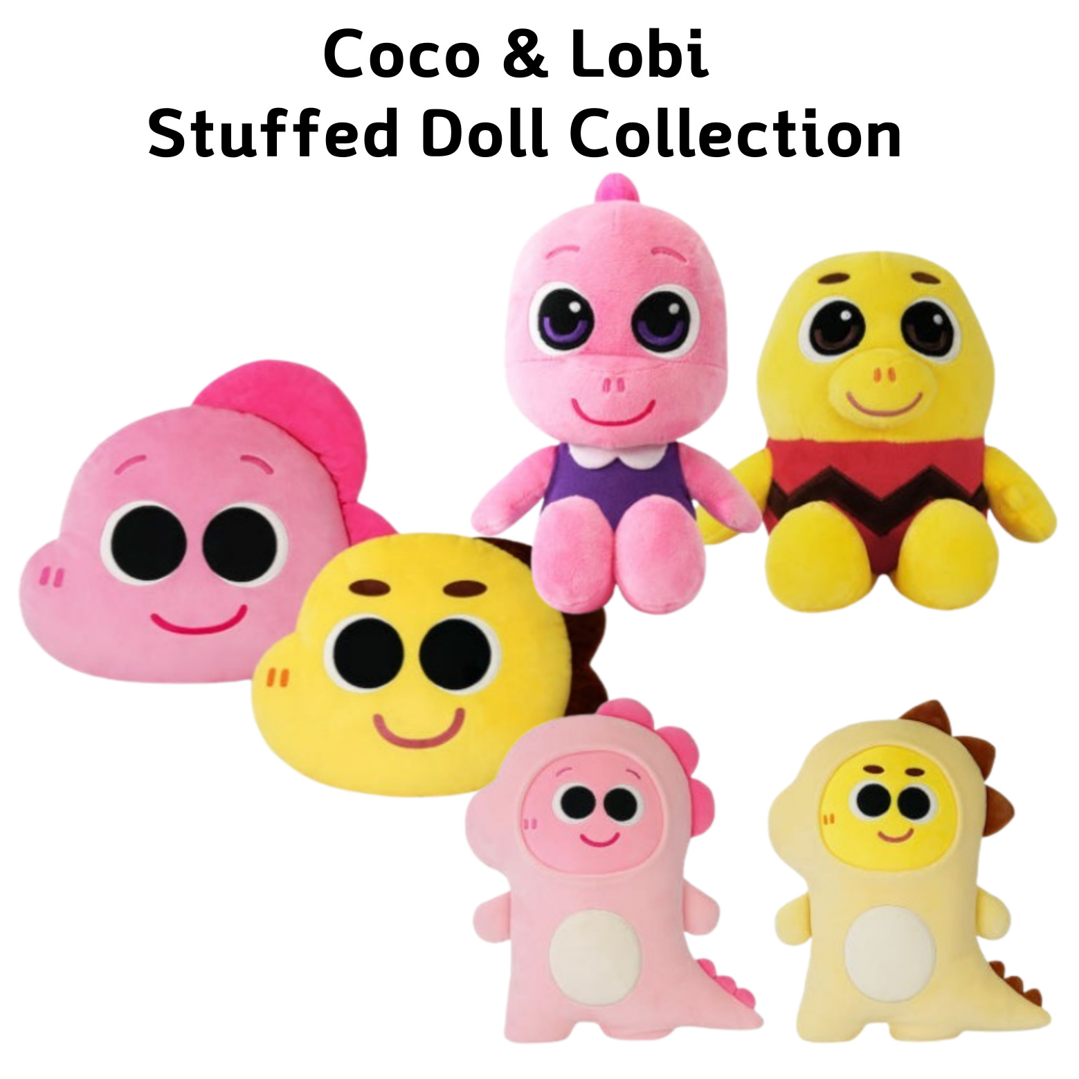 KOREA 🇰🇷 COCOBI Stuffed Doll Toy Coco + Lobi Stuffed Doll Collection ...