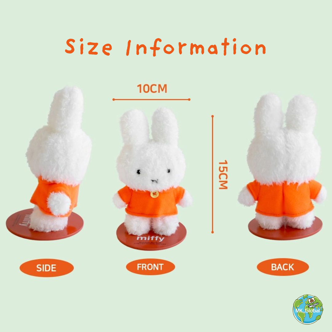 Miffy & Boris Magnetic Plush Figures - Fridge & Desk Decoration - Mini ...