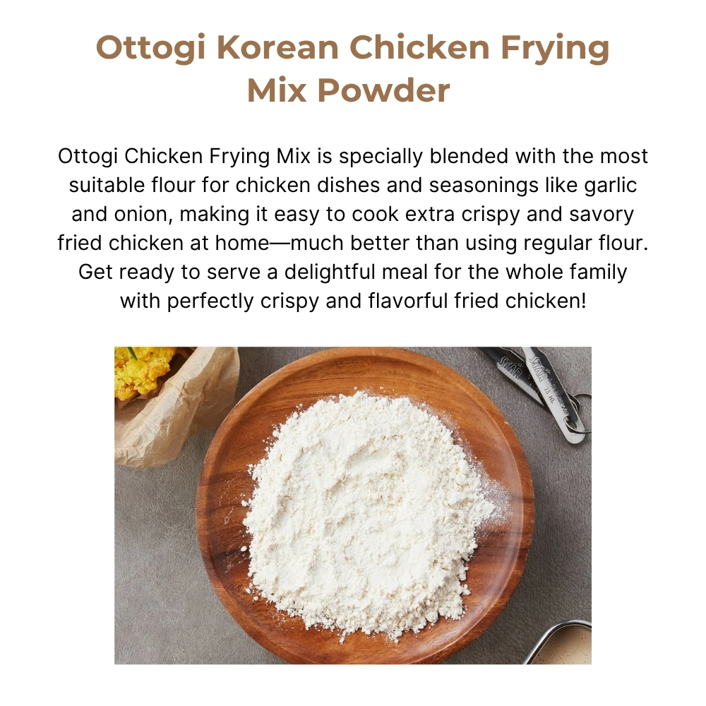 Ottogi Crispy Chicken Frying Mix 1kg – Korean Style Batter Powder ...
