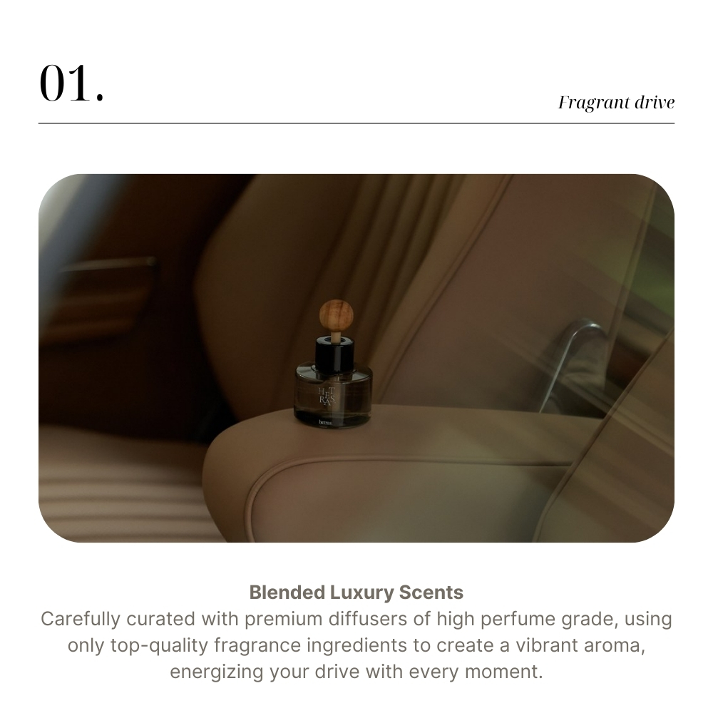 HETRAS Premium Fragrance Diffuser Set for Home & Office | Elegant Scented Gift (77ml x 2ea ...