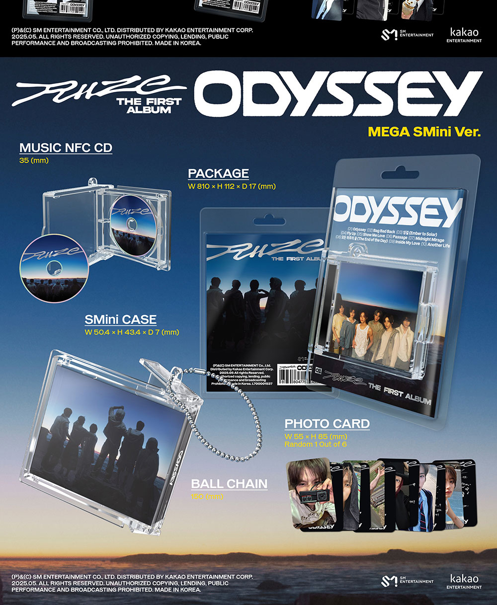 (SMINI / MEGA SMINI ver.) RIIZE [ODYSSEY] 1st ALBUM (20th May.2025) | Shopee Malaysia
