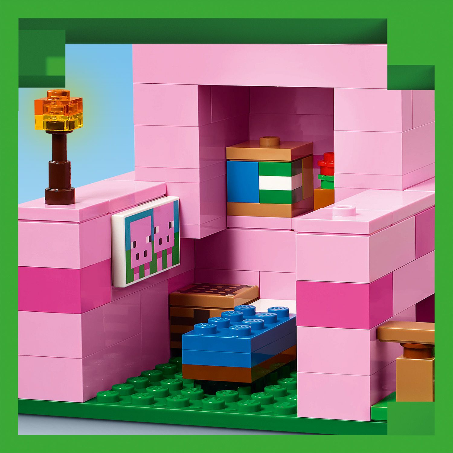 LEGO Minecraft 21268 The Baby Pig House (238 Pieces) | Shopee Malaysia
