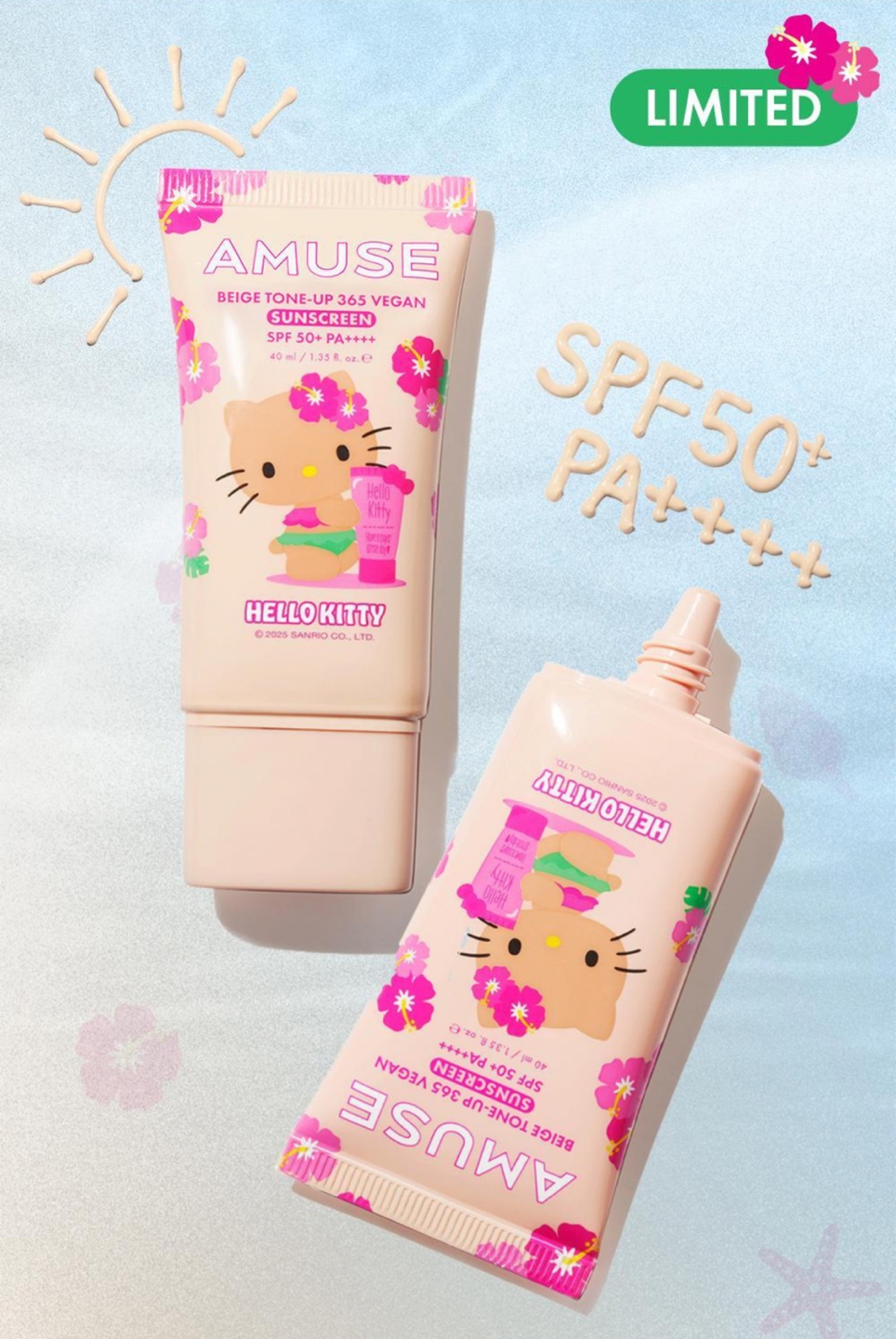 AMUSE NEW BEIGE TONE-UP 365 VEGAN SUNSCREEN SPF50+ PA+++ | Shopee Malaysia