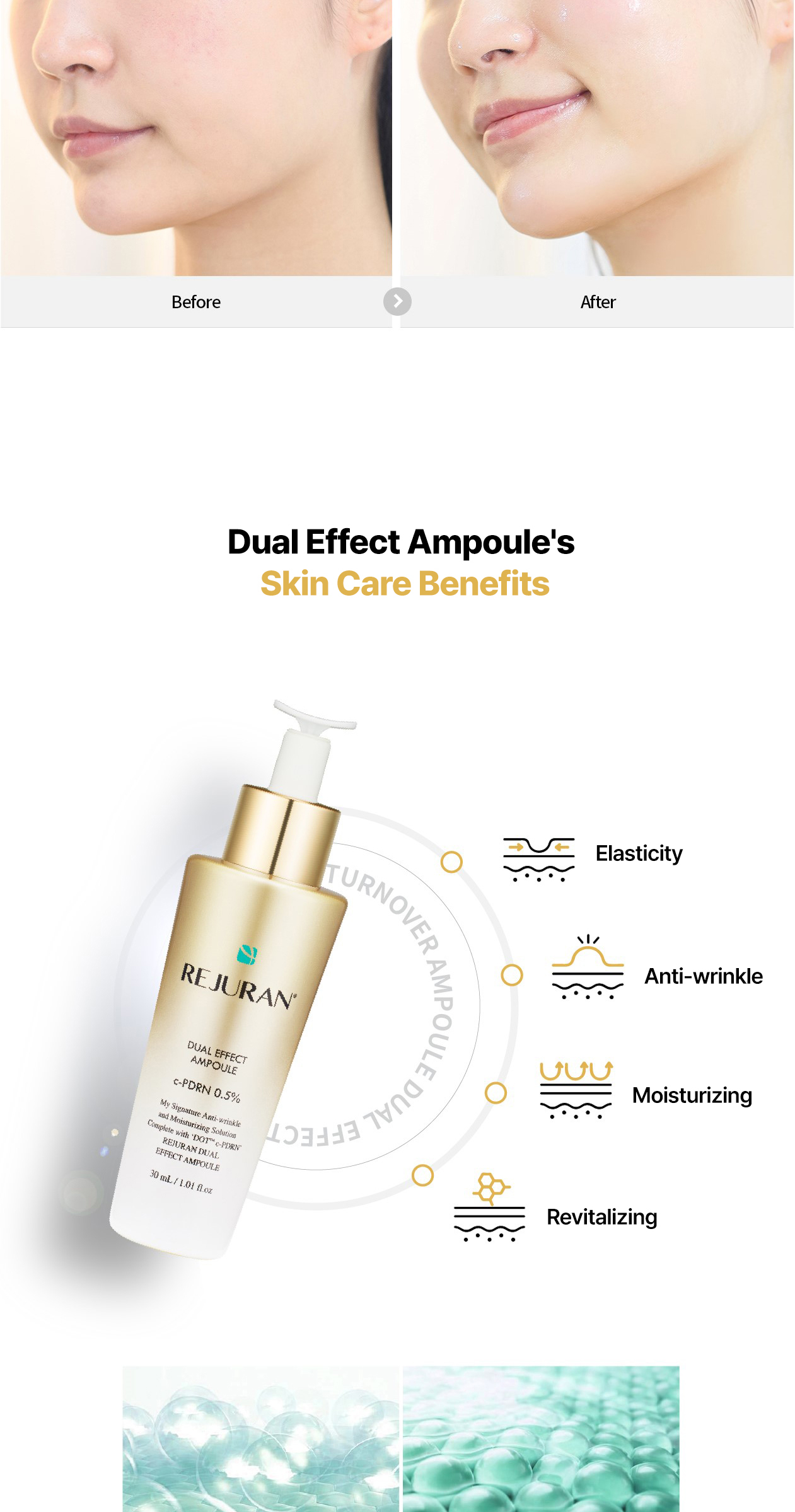 [REJURAN] Dual Rejuvenation Set (Dual Effect Ampoule 30mL + Active ...