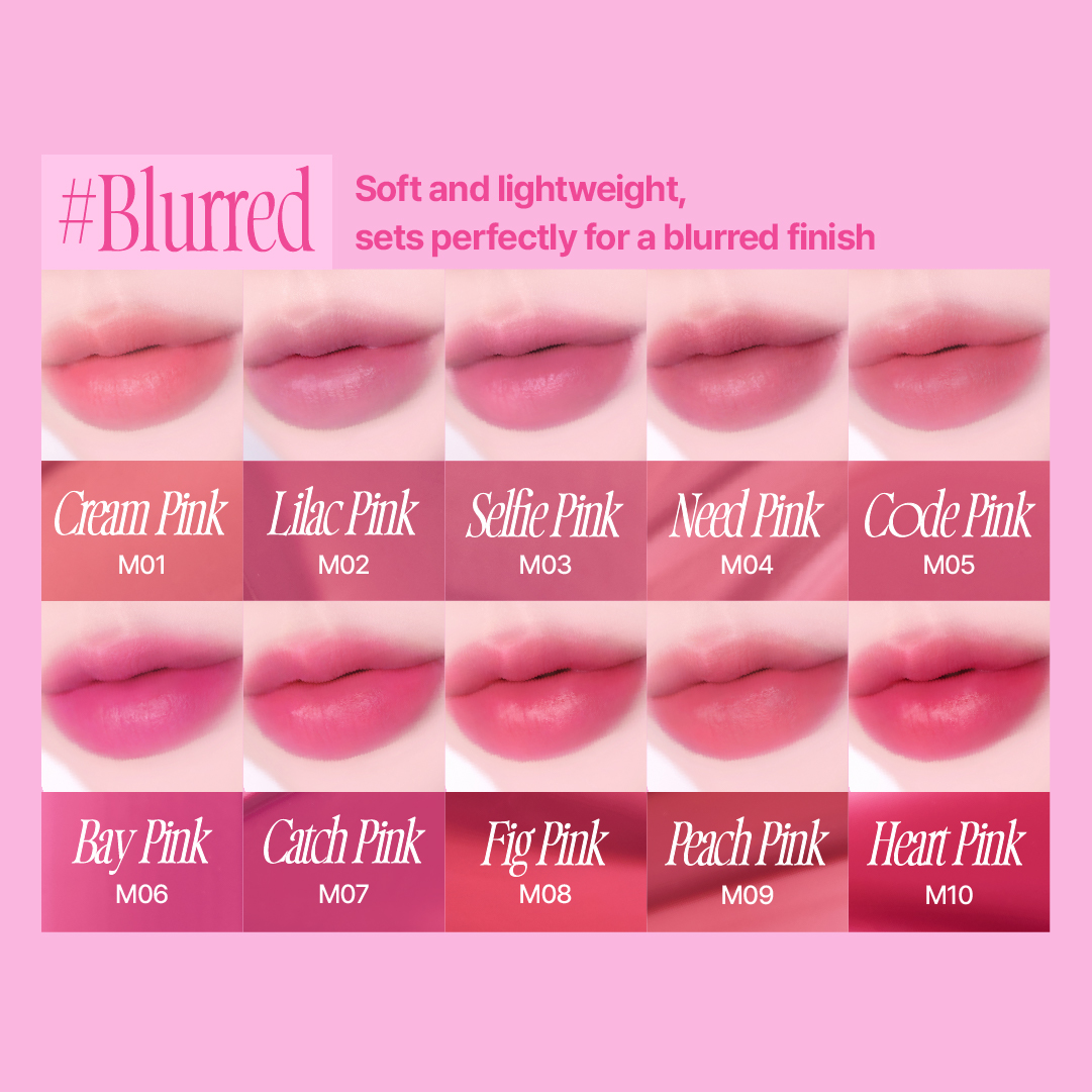 fwee Pink Obsession Stay-fit Lip Tint (20 colors) | Shopee Malaysia