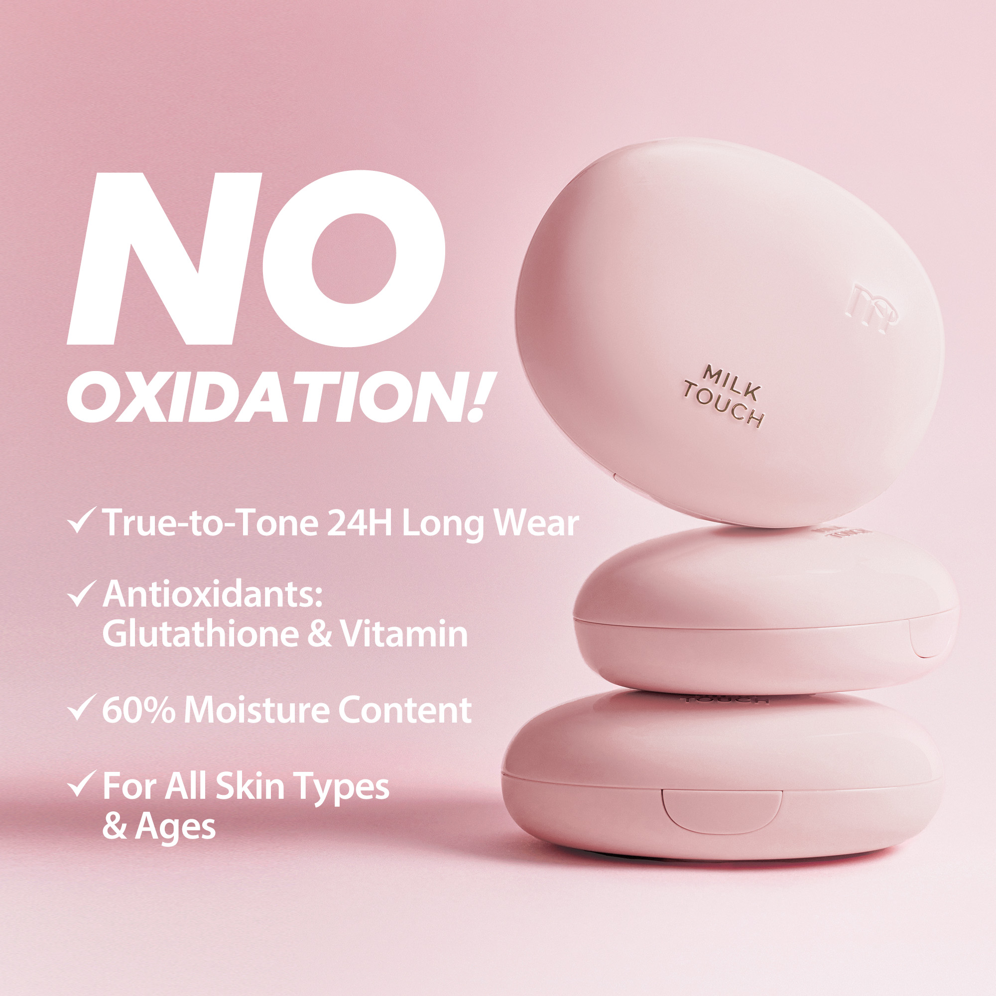 [milktouch]★9 SHADES★ All-Day Skin Fit Milky Glow Cushion 15g | Shopee ...