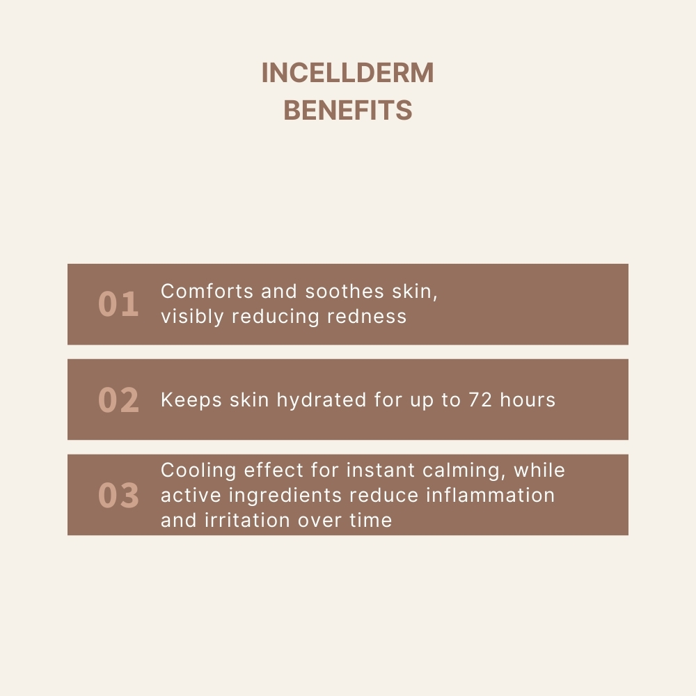 INCELLDERM 2025 Calming Balance Gel 100ml – New Version for Sensitive ...