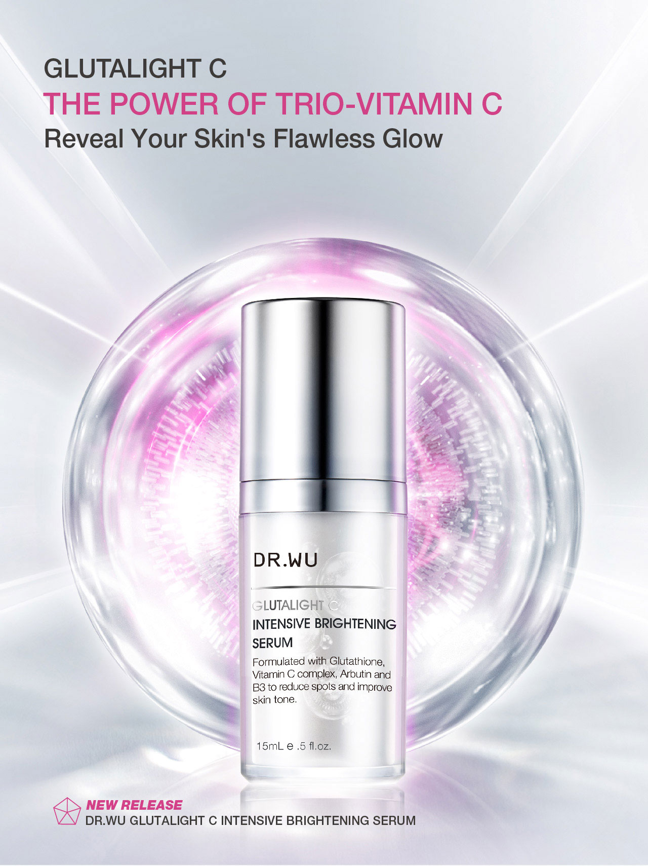 [DR. WU] Day Bright & Night Renew Set-Daily Care(Glutalight Serum 15ml ...
