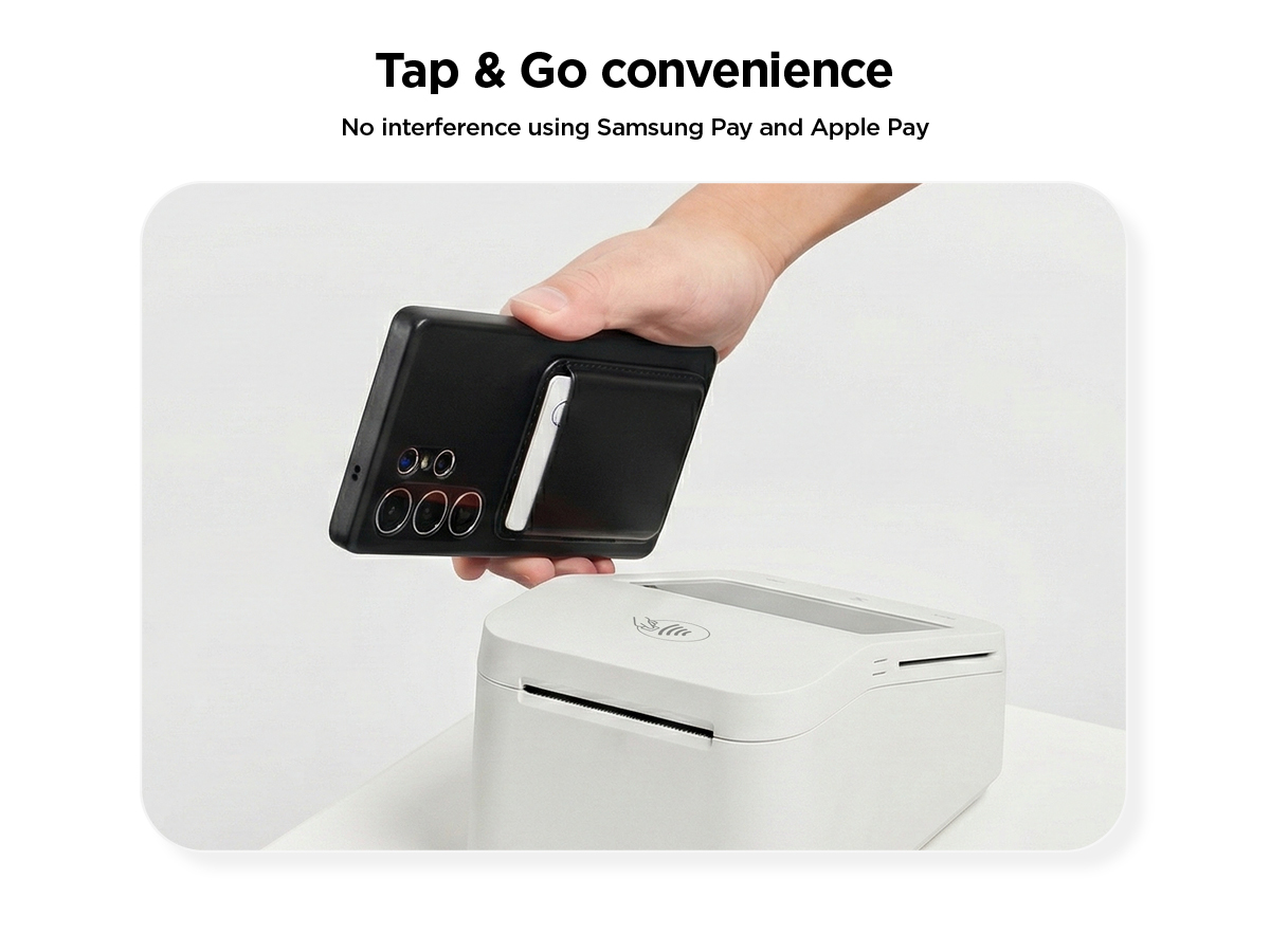 elago Magnetic Leather Card Pocket Compatible with Samsung Galaxy ...