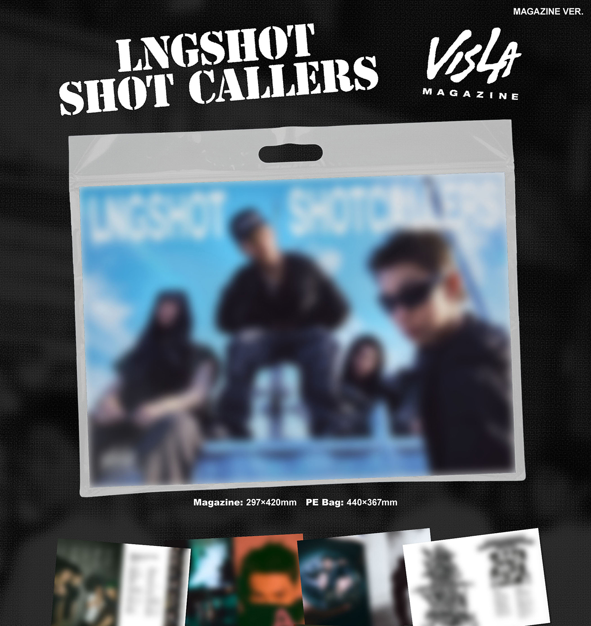 [POB] (Magazine ver.) LNGSHOT [SHOT CALLERS] EP Album (14th Jan.2026 ...