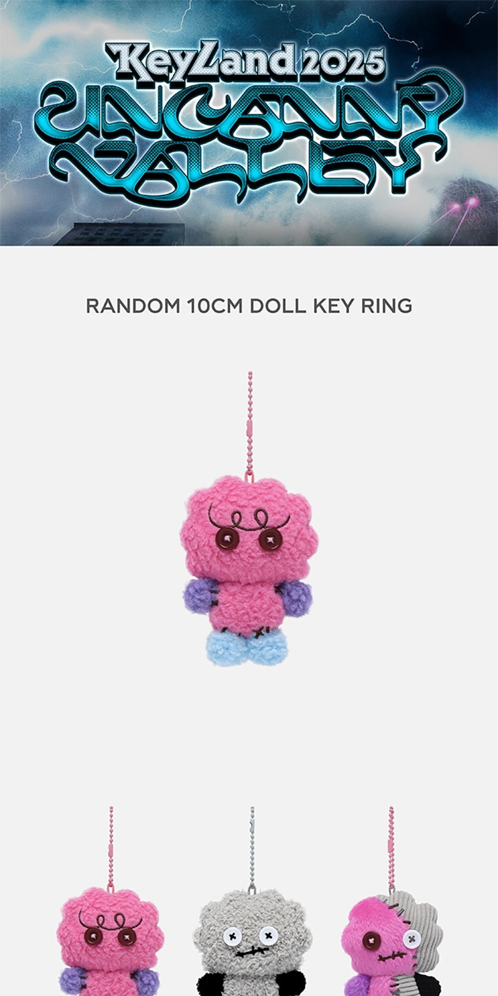 SHINee Key - 2025 Keyland MD_Random 10CM DOLL KEY RING | Shopee Malaysia