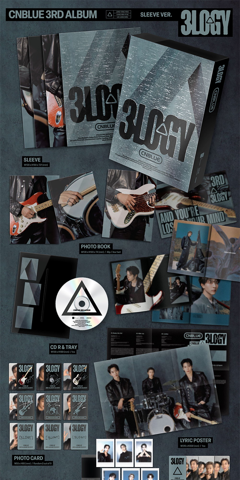 CNBLUE - 3rd Album [ 3LOGY ]_Sleeve ver | Shopee Malaysia