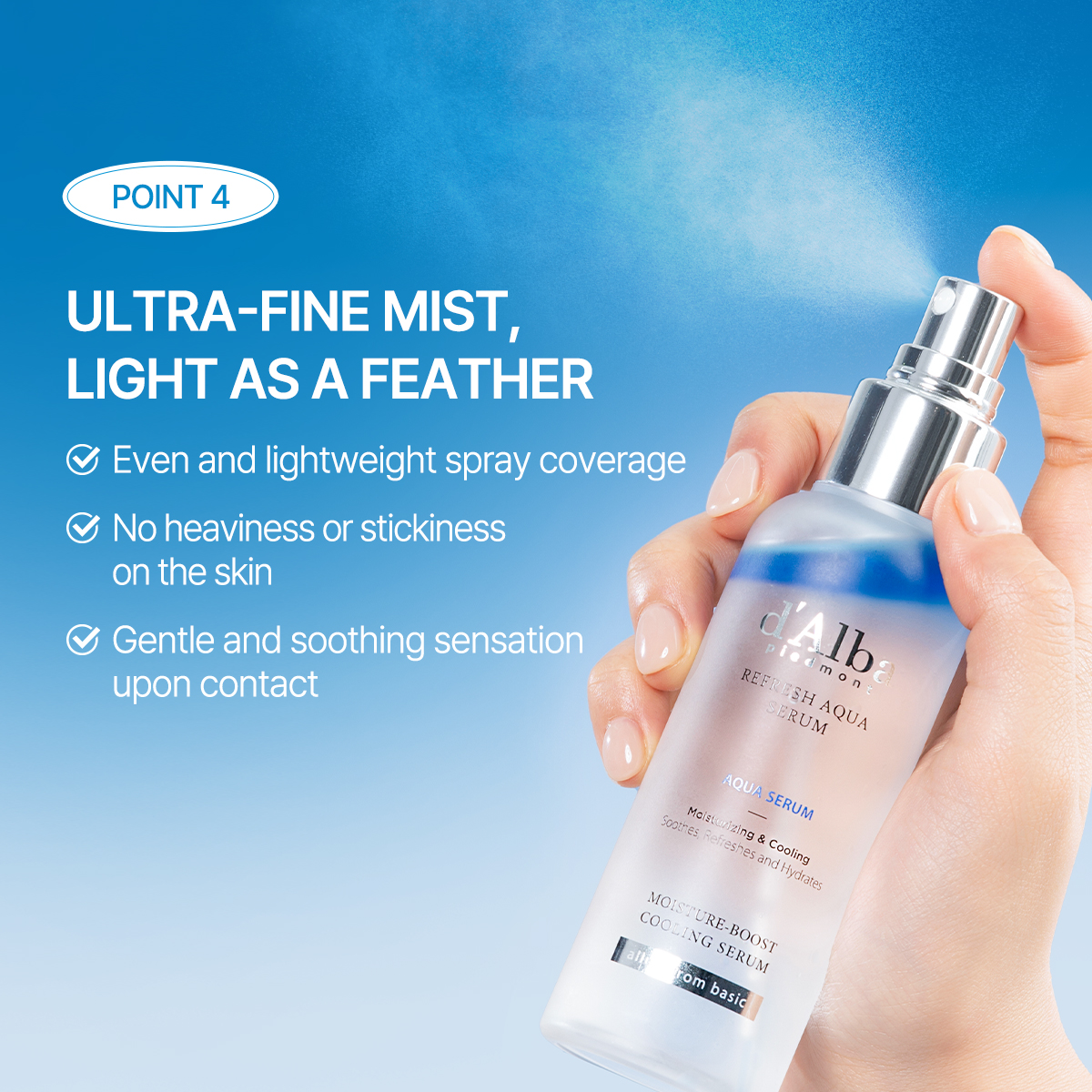 [d'Alba Official] d'Alba Refresh Aqua Serum 100ml, Cooling Spray ...