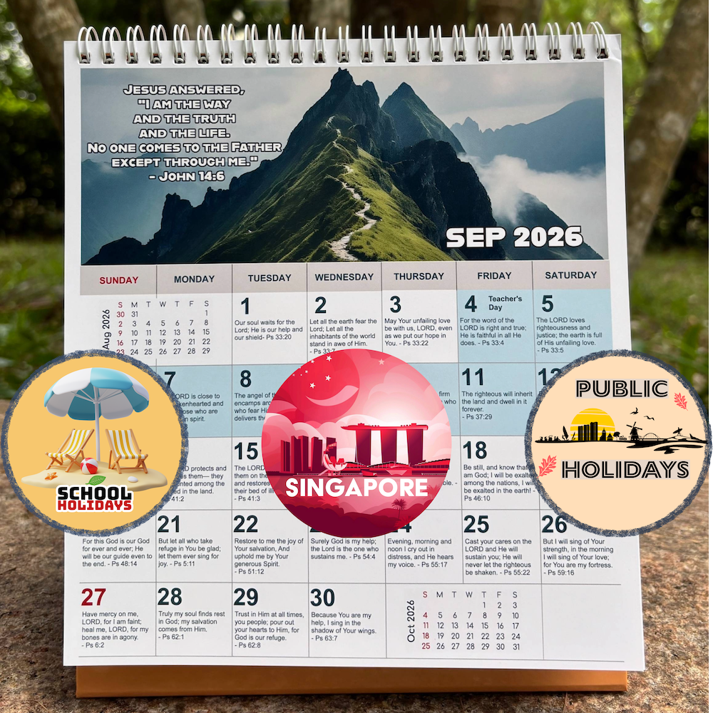 2026 Christian Daily Bible Verse NnN Desk Calendar - Spill Resistant ...