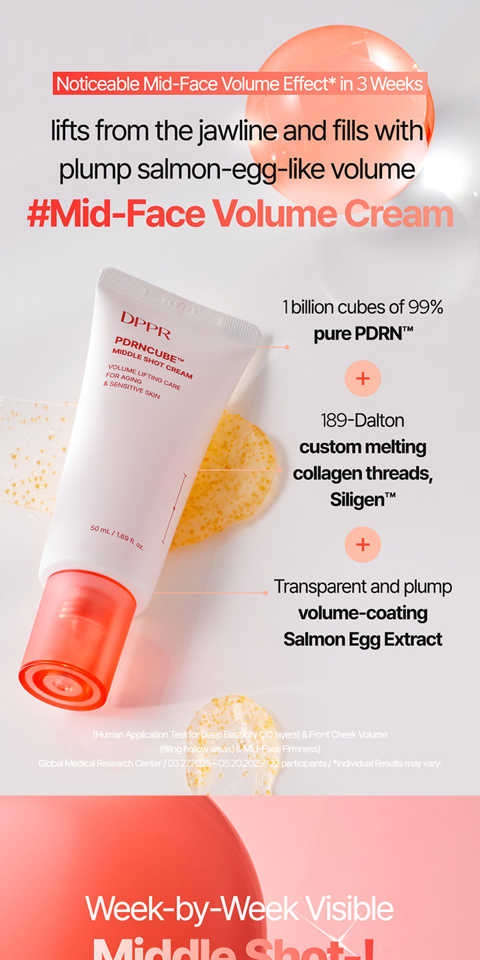 DPPR PDRNCube Middleshot Cream With Collagen Micro-Fine Spicules For ...