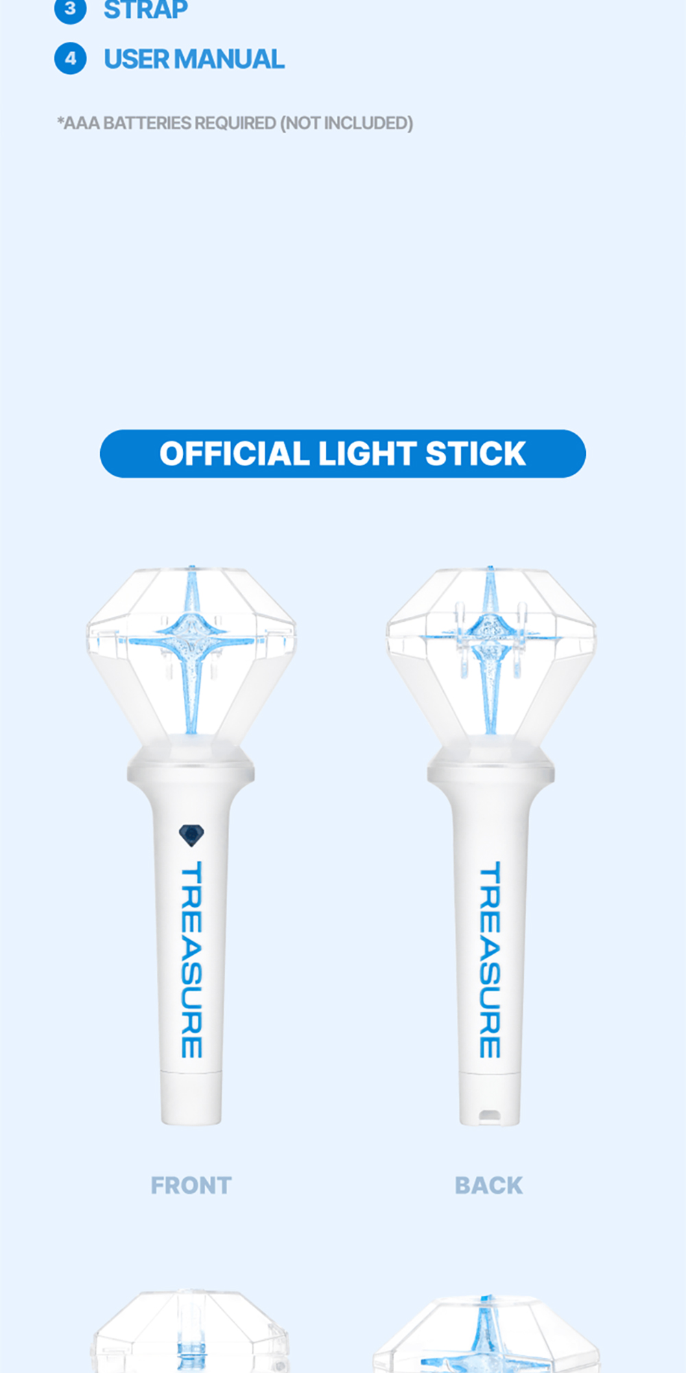 Treasure Official Light Stick ver.2 | Shopee Malaysia